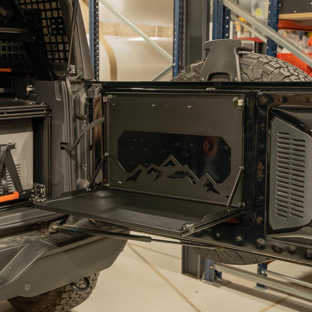 Ford Bronco drop down tailgate table Expedition-Gear